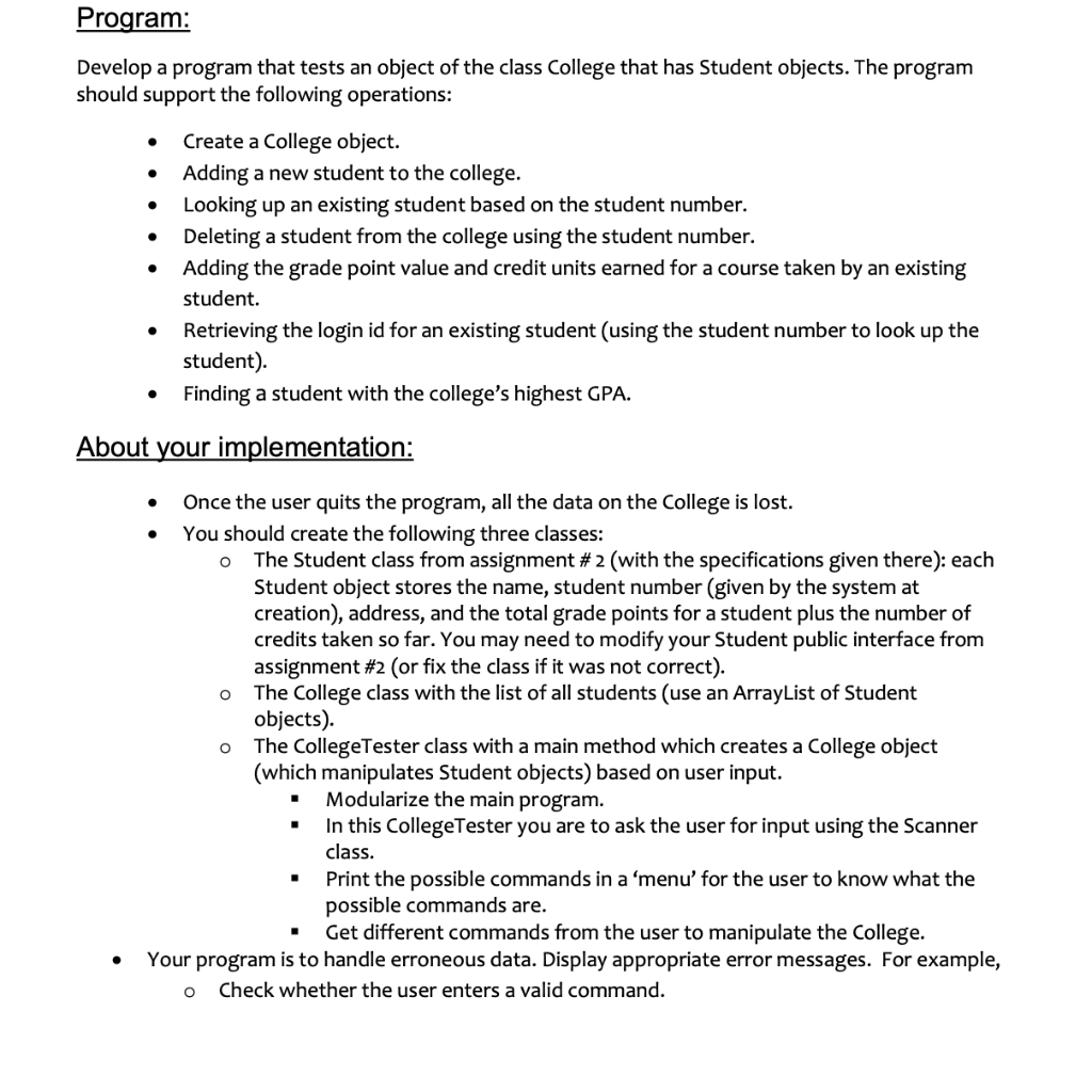 Solved Java Programming Question ( I'm beginner in java :) | Chegg.com