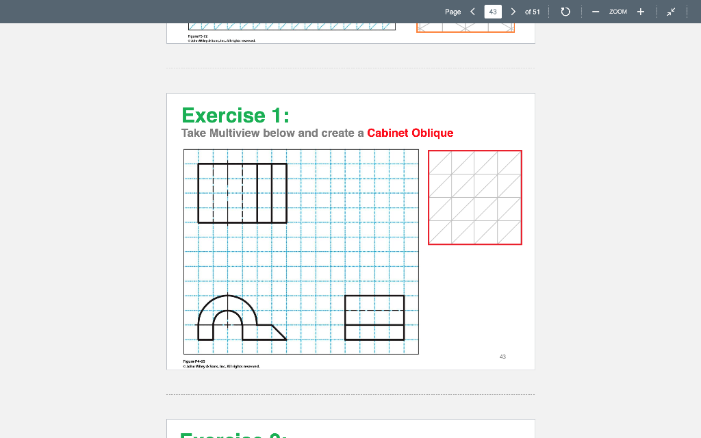 Solved Page 43 of 51 ZOOM a. Obs. Exercise 1: Take Multiview | Chegg.com
