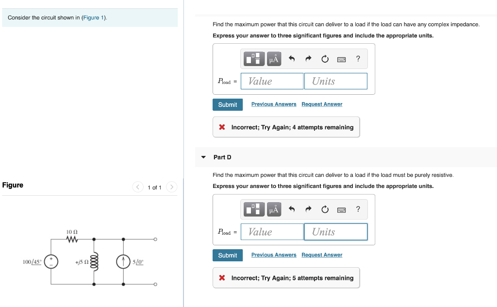 Solved Consider the circuit shown (Figure 1). Find the | Chegg.com