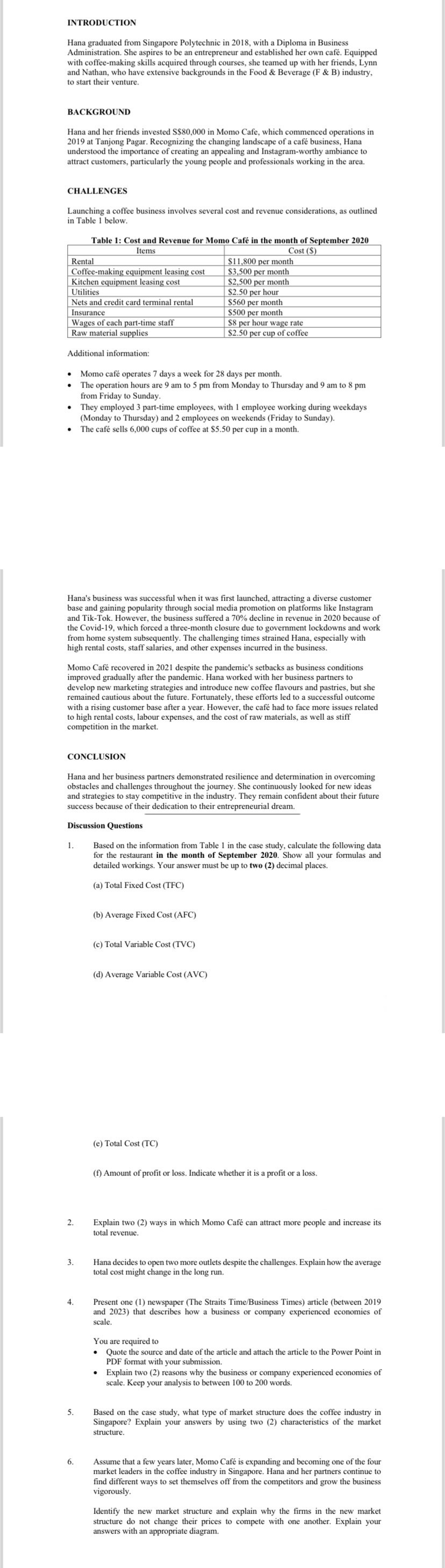 Solved Solve the given question below. | Chegg.com