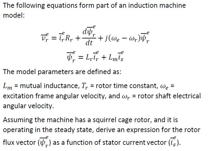 The following equations form part of an induction | Chegg.com