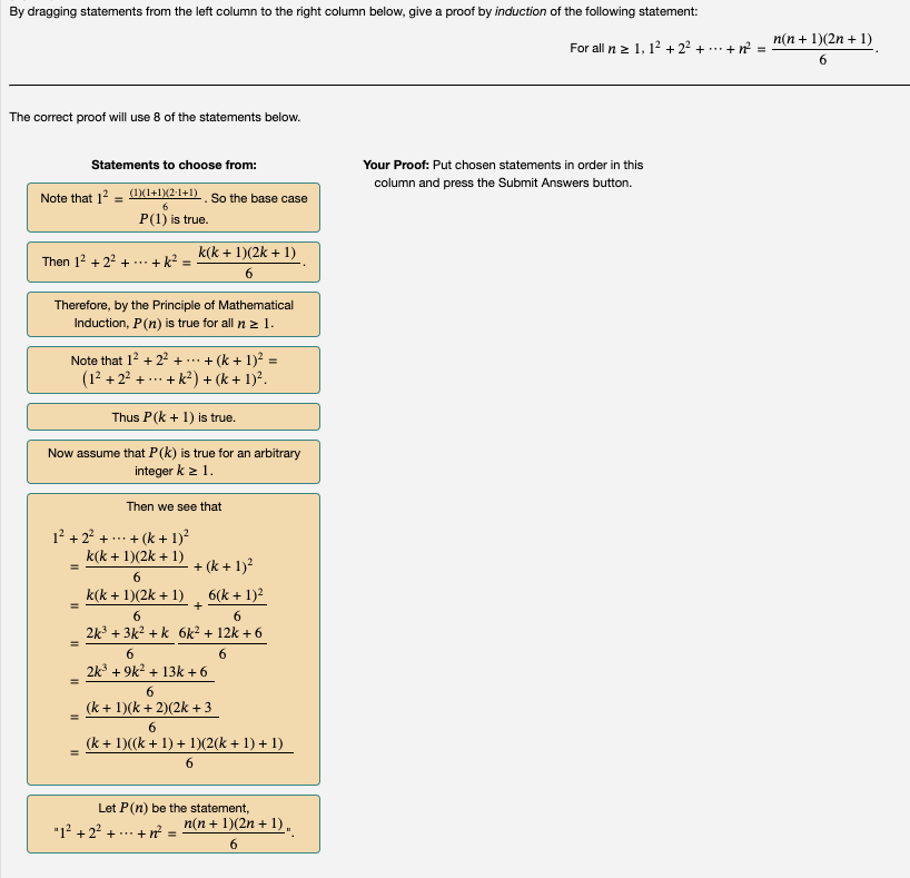 Solved What is the correct order of the statements of the | Chegg.com
