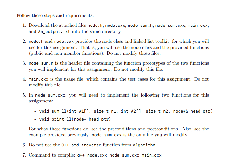 Solved Follow these steps and requirements: 1. Download the | Chegg.com