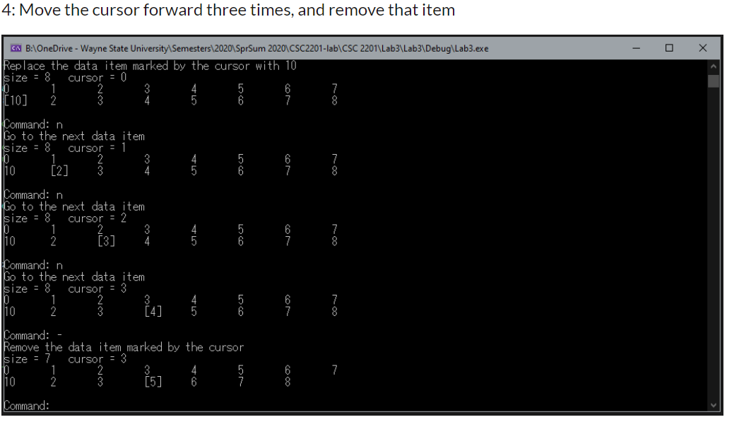 Solved Assignment: Implement the constructors, operators, | Chegg.com