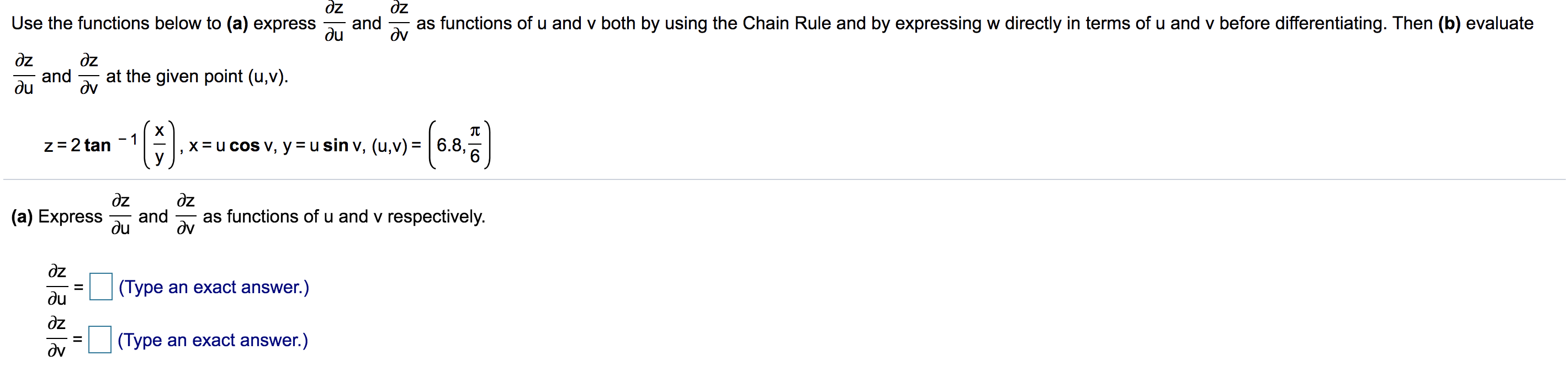 Solved Oz Oz Use the functions below to (a) express and as | Chegg.com