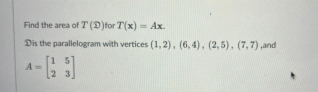 Solved The given row operations, when performed on a matrix | Chegg.com