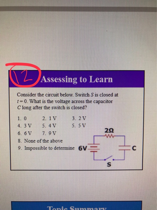 Solved Assessing to Learn Assessing to Learn A light bulb | Chegg.com