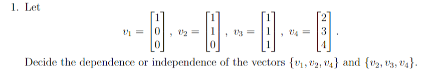Solved 3. Let S={v1,v2,v3} and T={w1,w2,w3} be two bases in | Chegg.com