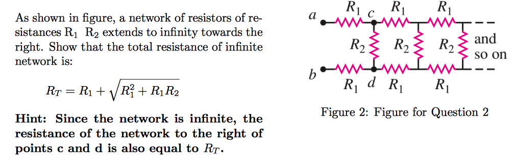 Solved As shown in figure, a network of resistors of re- | Chegg.com