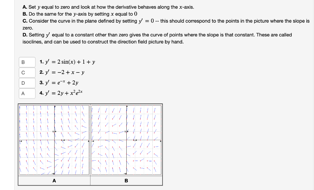 Solved (10 points) Match the following equations with their | Chegg.com