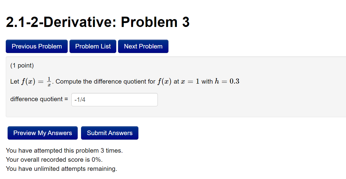 Solved Let f(x)=x1. Compute the difference quotient for f(x) | Chegg.com Solved Let f(x)=x1. Compute the difference quotient for f(x) | Chegg.com