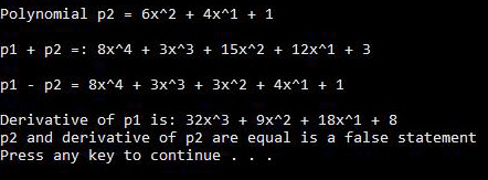 Solved Using java Your Tasks: Create a class Polynomial | Chegg.com
