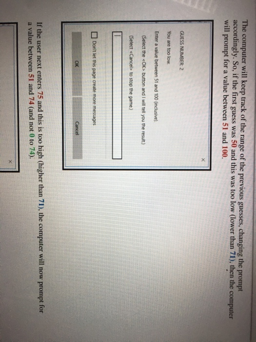 Solved Project 3: Using JavaScript to play a Guessing Game | Chegg.com