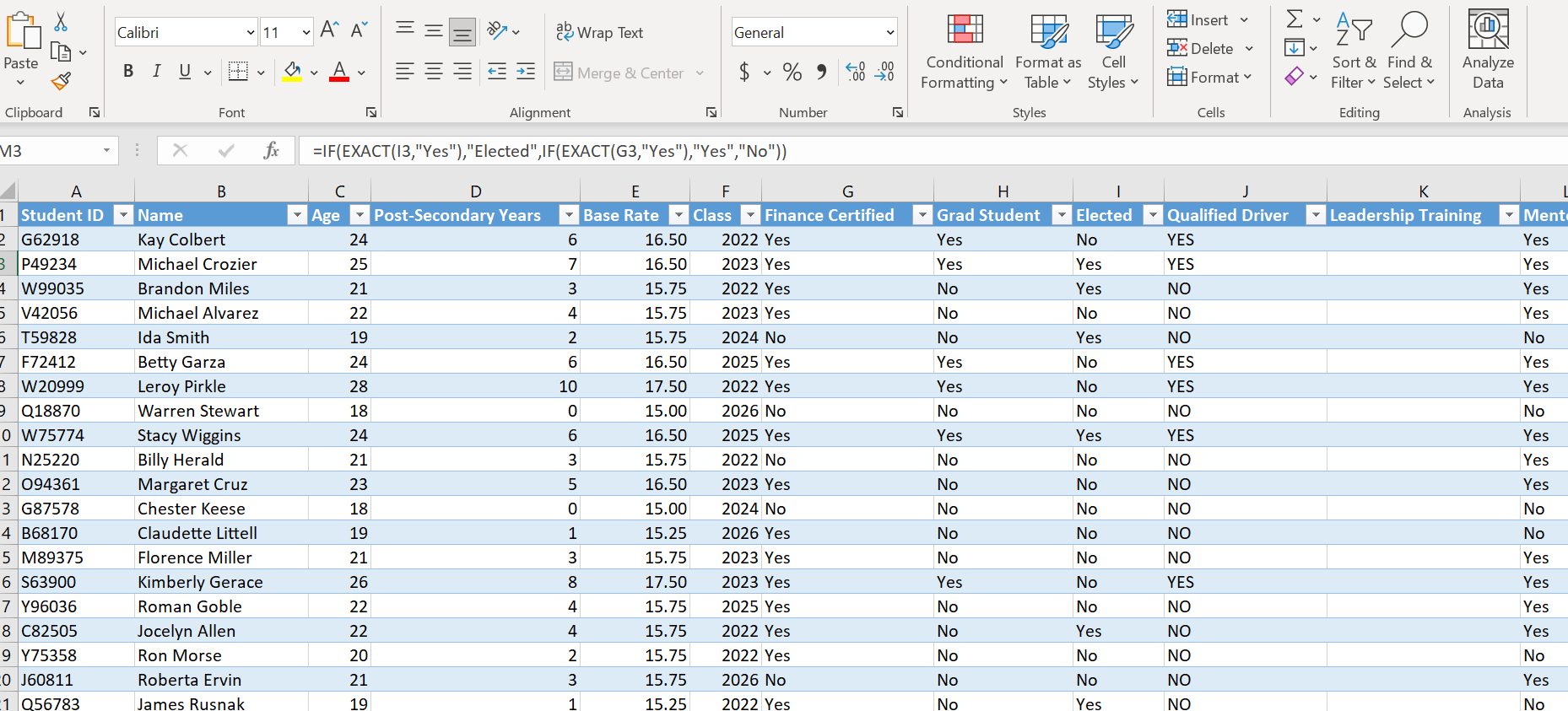 Solved 3. To be eligible for the leadership training program | Chegg.com