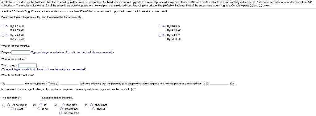 Solved A. Al the 0.01 level of signilicance, is there | Chegg.com