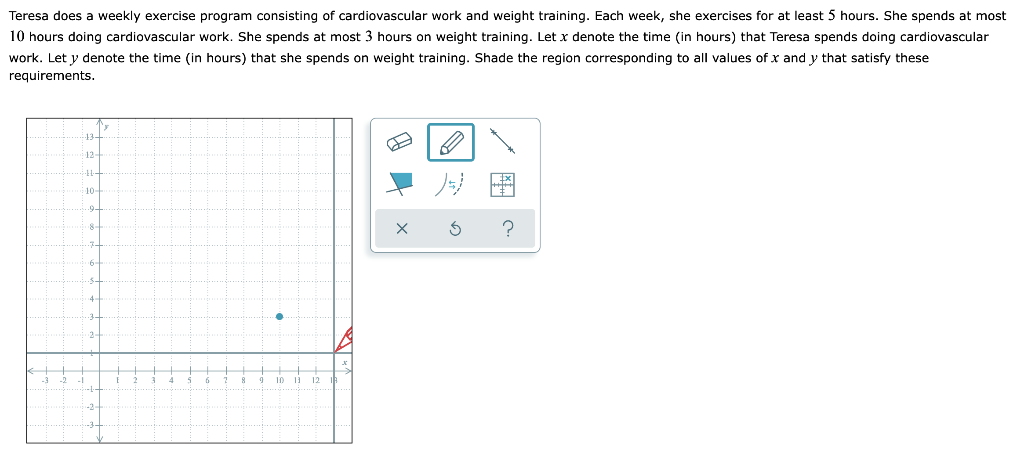 Solved Teresa does a weekly exercise program consisting of | Chegg.com