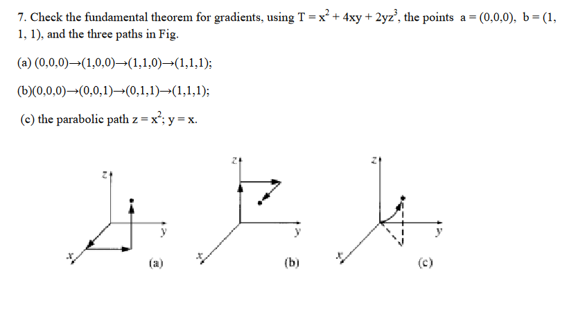 Solved Check the fundamental theorem for gradients, using | Chegg.com