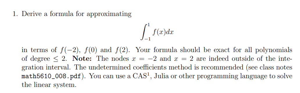 Solved Please help me solve this Numerical Analysis problem, | Chegg.com