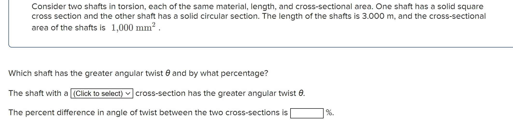 Solved Consider two shafts in torsion, each of the same | Chegg.com