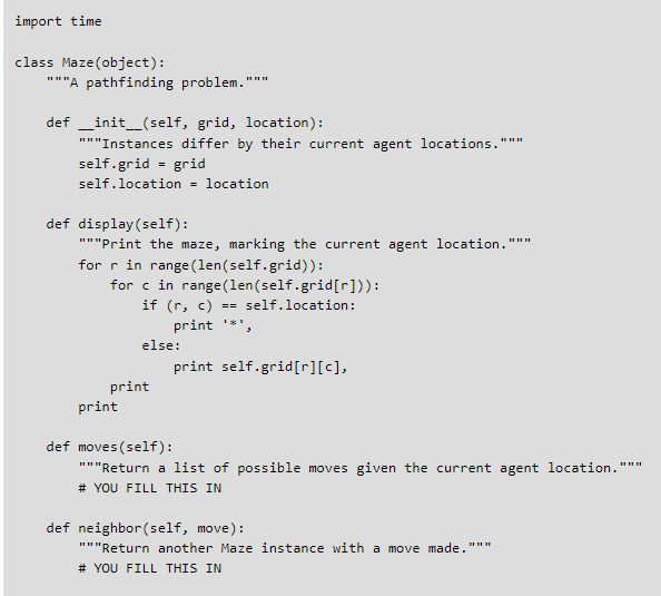 Solved [The description of the problem and the skeleton code | Chegg.com