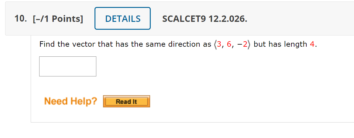 Solved 8. [-74 Points] DETAILS SCALCET9 12.2.019. Find a + | Chegg.com
