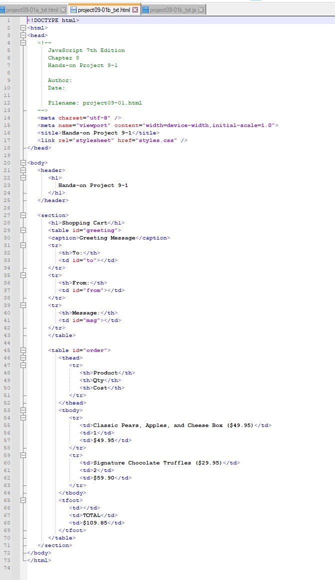 Figure 9-22 Completed Project 9-1 392 CHAPTER 9 | Chegg.com