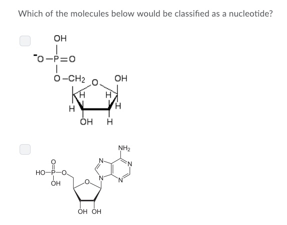 Solved Which of the molecules below would be classified as a | Chegg.com
