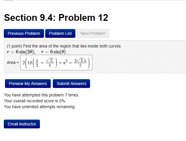Solved Section 9.4: Problem 12 Previous Problem Problem List | Chegg.com