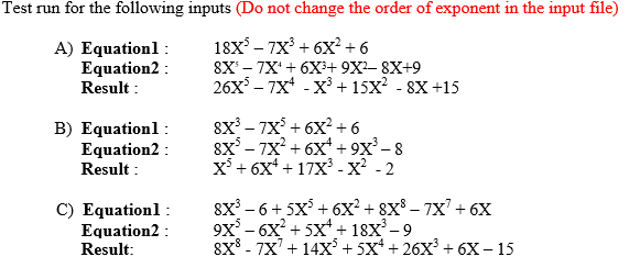 Solved A polynomial may be represented as a linked list | Chegg.com