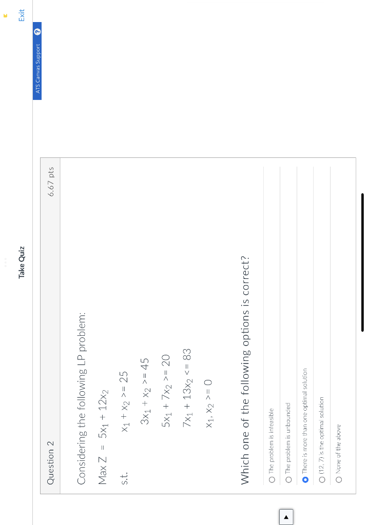 Solved Considering the following LP problem: MaxZ=5x1+12x2 | Chegg.com