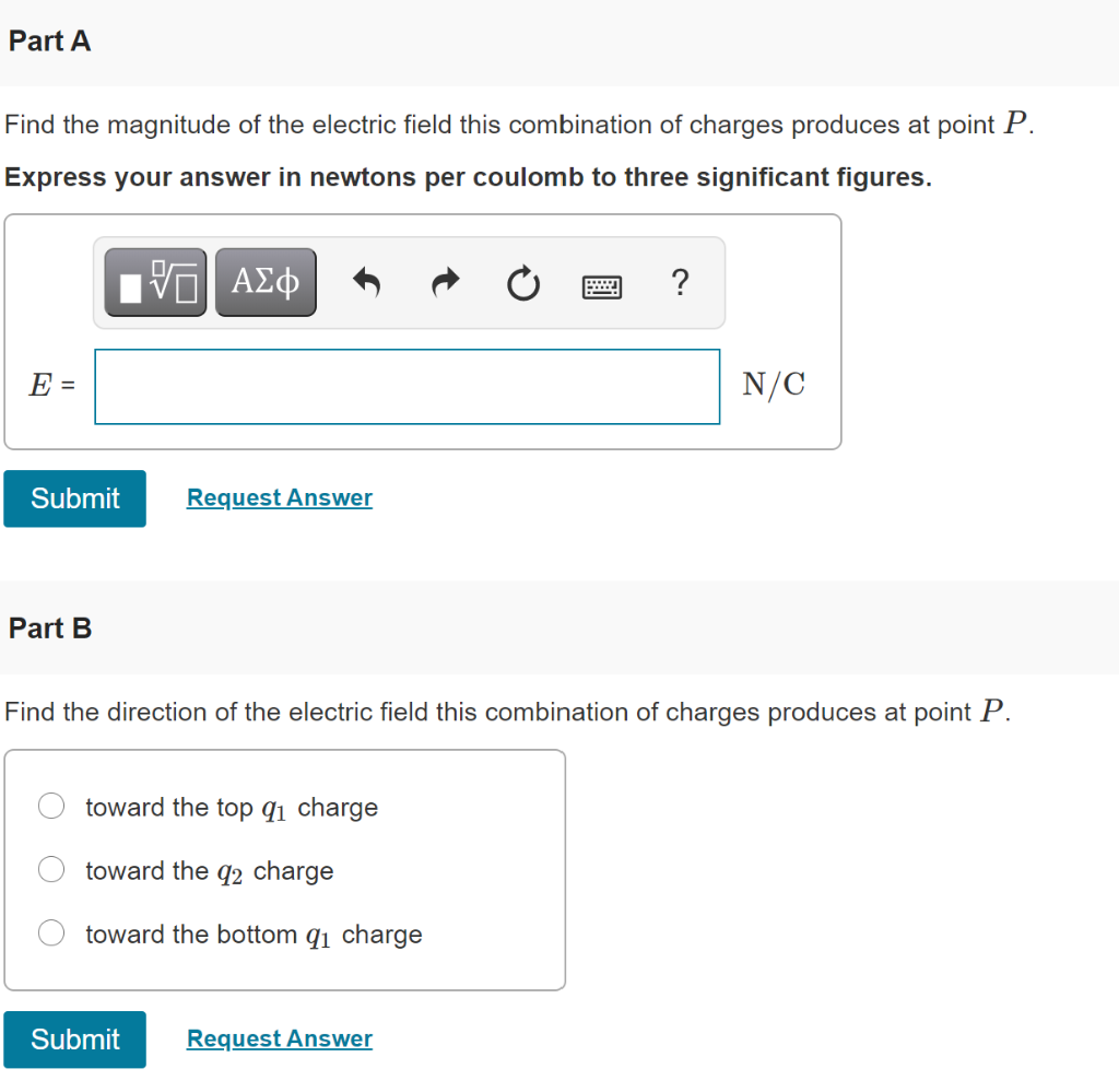 Solved Three negative point charges lie along a line as | Chegg.com