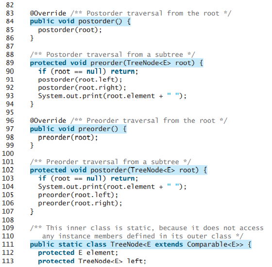 Solved Fully implement the BST class in Listing 25.4 (on | Chegg.com