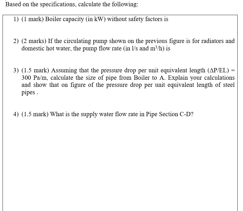 - For the reverse return hot water heating system | Chegg.com