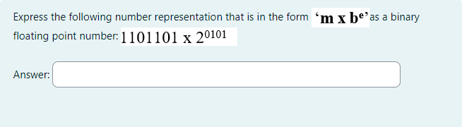 Solved Express the following number representation that is | Chegg.com