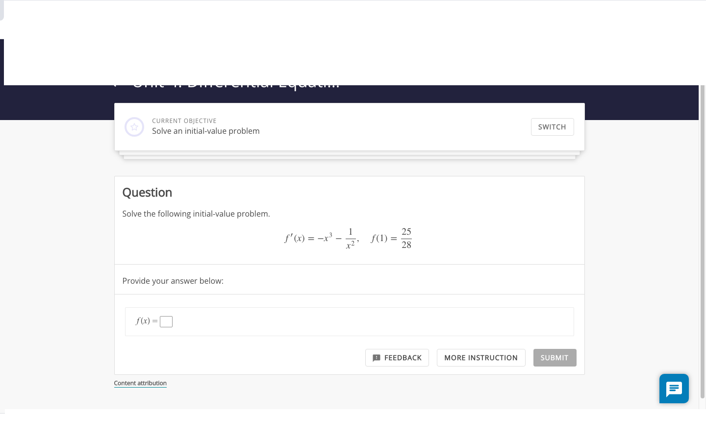 Solved CURRENT OBJECTIVE Solve an initial-value problem | Chegg.com Solved CURRENT OBJECTIVE Solve an initial-value problem | Chegg.com