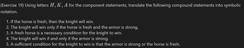 Solved I need help to understand this(Exercise 19) ﻿Using | Chegg.com