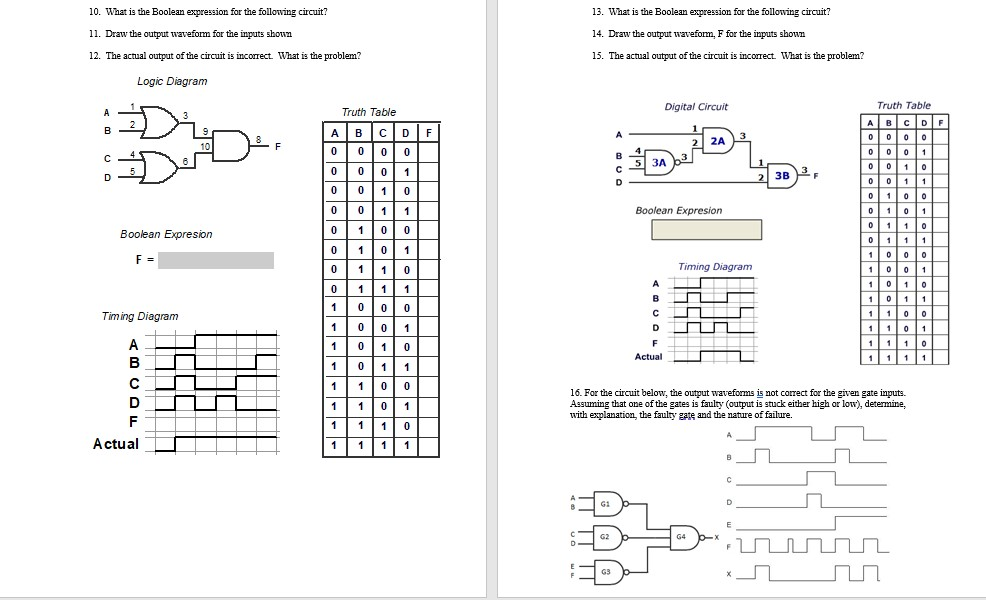 13. What is the Boolean expression for the following | Chegg.com