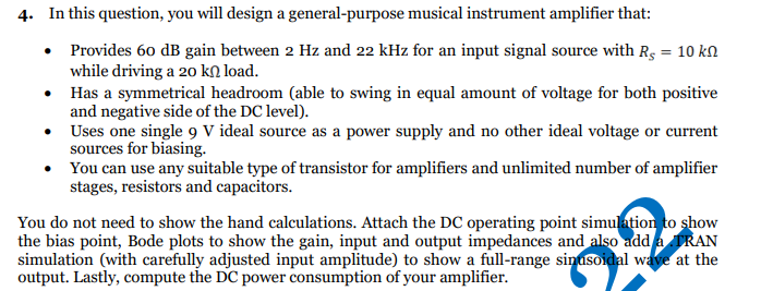 Solved 4. In this question, you will design a | Chegg.com