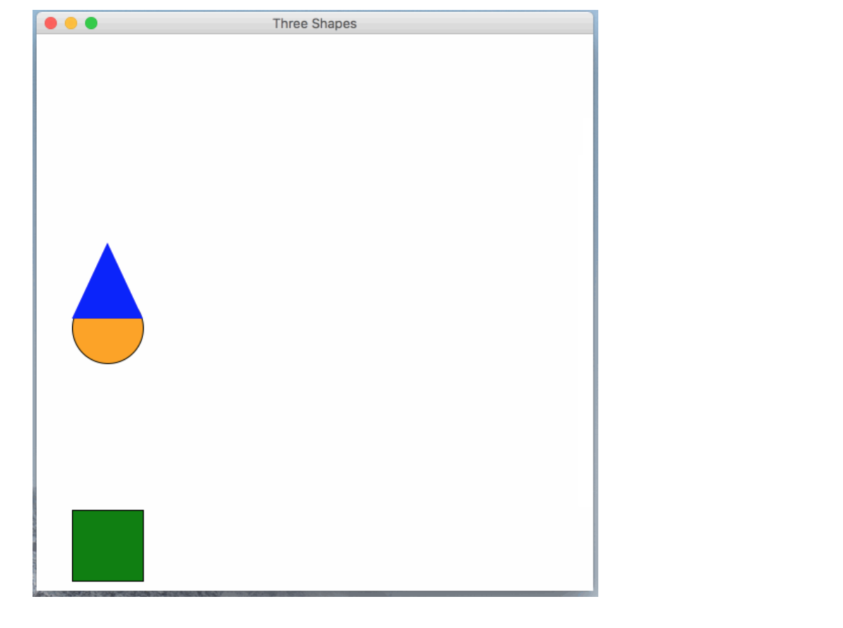 Three Shapes In this programming assignment, you | Chegg.com