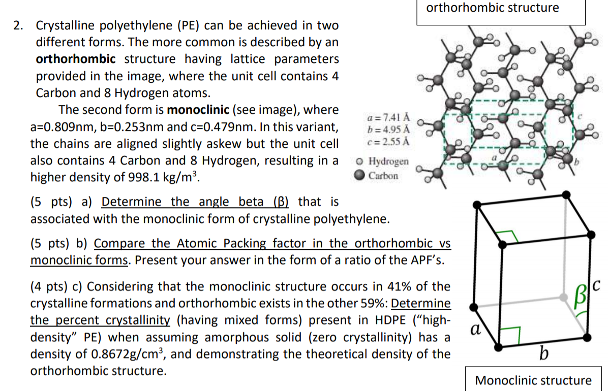 Orthorhombic Crystal Structure