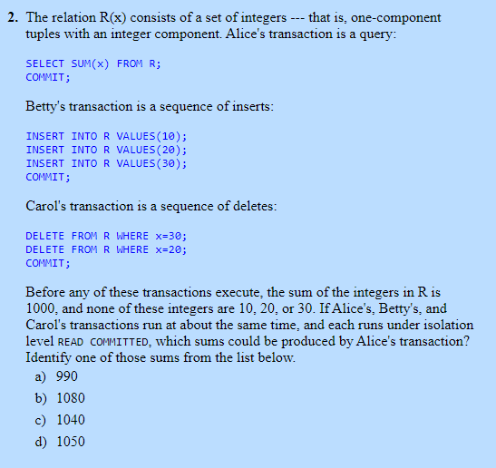 Solved The relation R(x) consists of a set of integers --- | Chegg.com