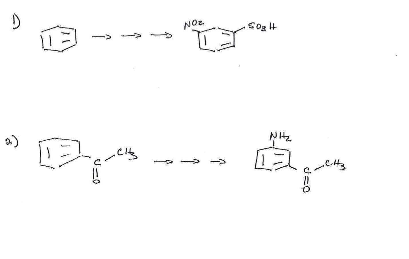 Solved Dilections: Write the synthesis sequence to obtain | Chegg.com