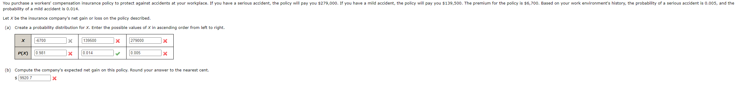 Solved You purchase a workers' compensation insurance policy | Chegg.com