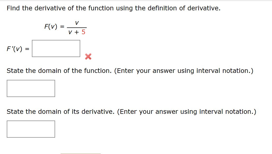 Solved Find the derivative of the function using the | Chegg.com