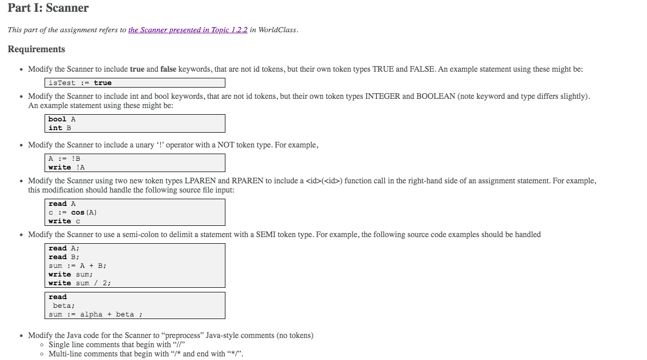 22 public class Scanner 23 /** 24 • True, 10 line | Chegg.com