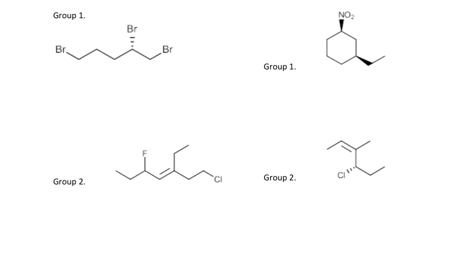 Solved Provide the correct IUPAC name for each structure and | Chegg.com