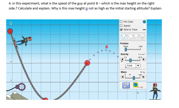 Solved 4. in this experiment, what is the speed of the guy | Chegg.com