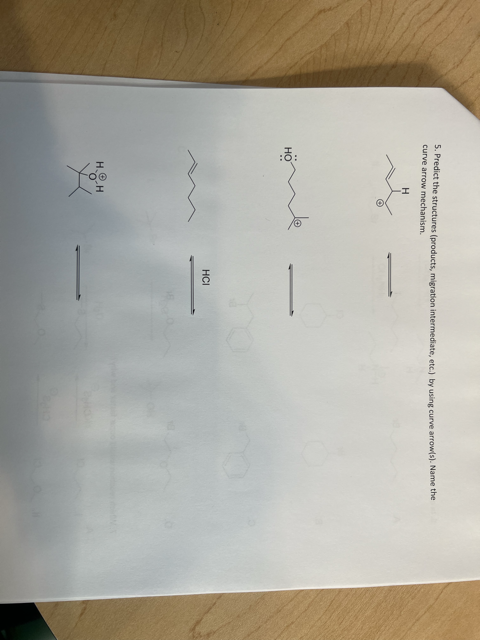 Solved show mechanism9. Complete Reactions. Provide only the | Chegg.com