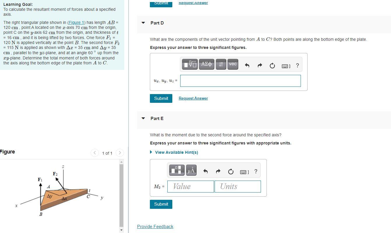 Solved Learning Goal: To calculate the resultant moment of | Chegg.com