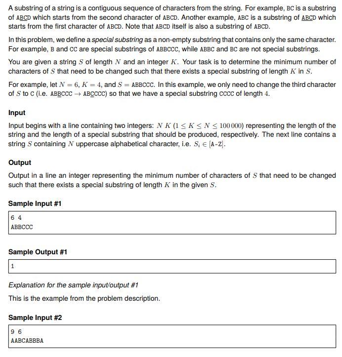 A substring of a string is a contiguous sequence of | Chegg.com